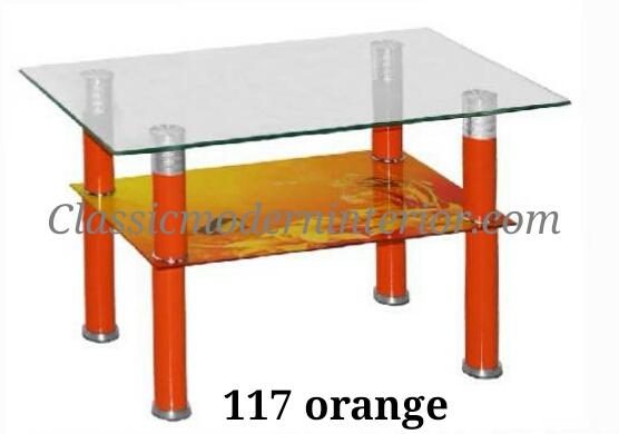 117 Orange Center Table | ClassicModern